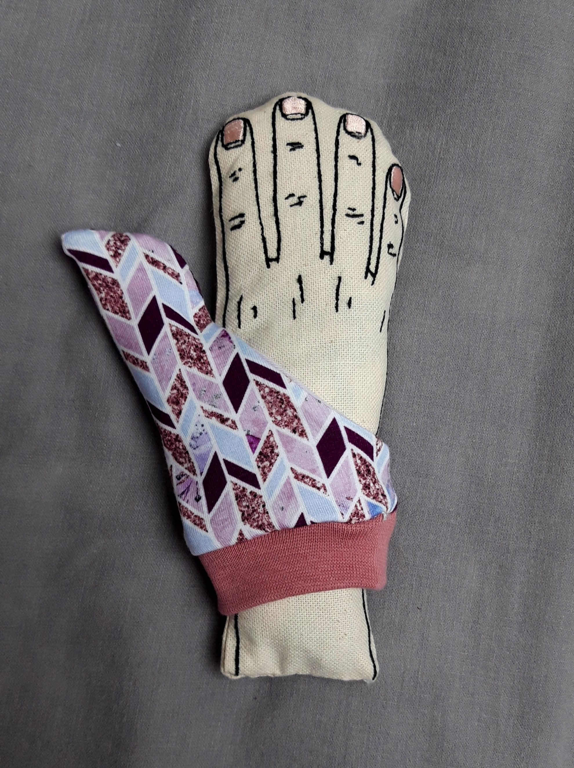 Cache pouce flèche rose enfant sans scratch anti succion